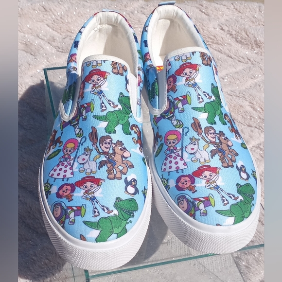Disney | Shoes | Disney Pixar Ground Up Toy Story Slipon Sneakers Shoes ...